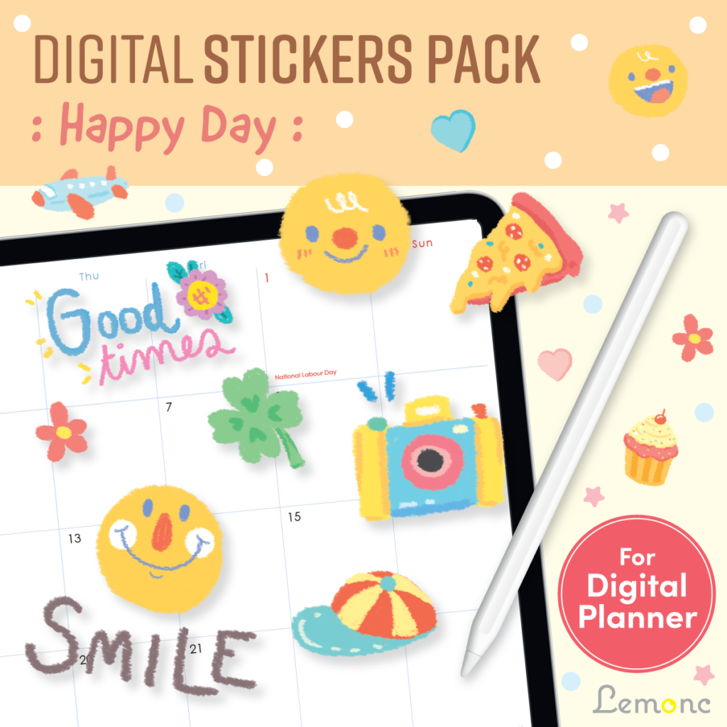 DP2217 Digital Stickers Pack –Tree – Digital Product : Sugar Morning