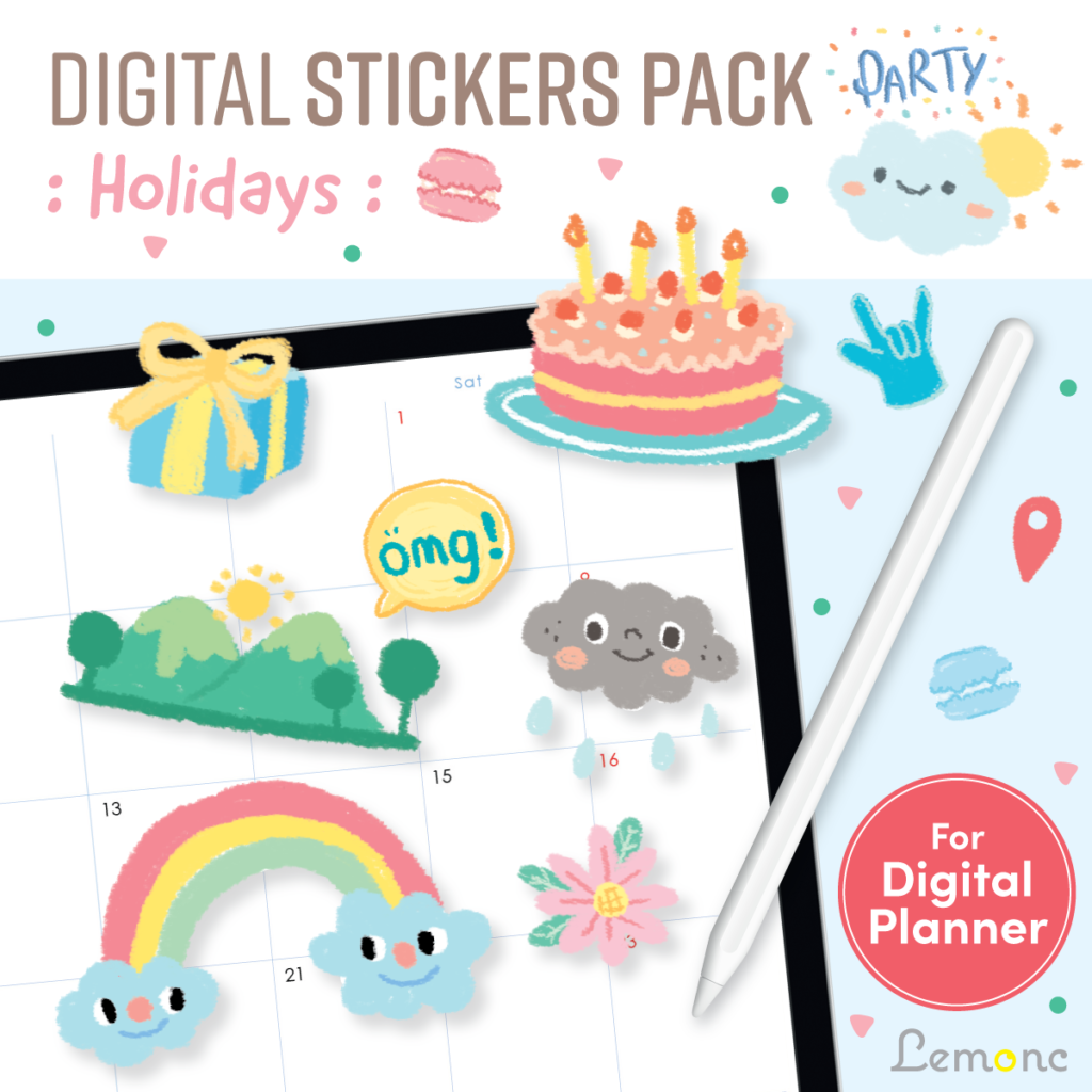 DP2118 Digital Stickers Pack – In a Travel Mood – Digital Product ...