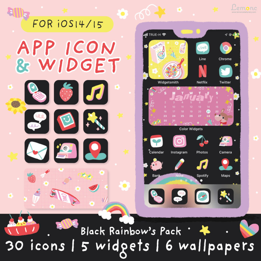 App icon & Widget – Digital Product : Sugar Morning
