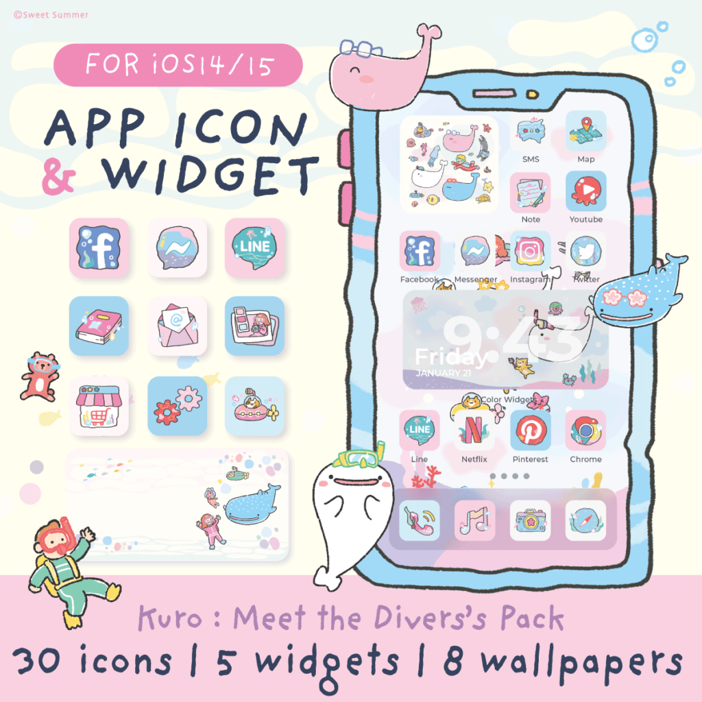 App icon & Widget – Digital Product : Sugar Morning